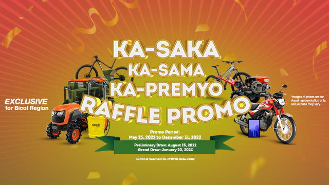 KA-SAKA, KA-SAMA, KA-PREMYO Raffle Promo!
